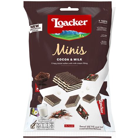 Loacker Minis Cocoa And Milk Wafer 80g Order Online Tops Supermarket