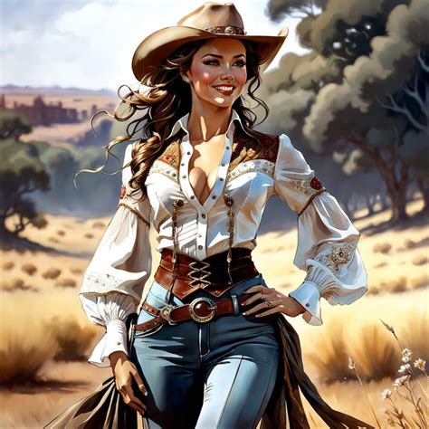 Alluring Cowgirl Ai Generated Artwork Nightcafe Creator