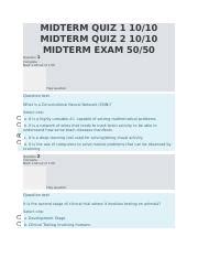 STS Midterm Docx MIDTERM QUIZ MIDTERM QUIZ MIDTERM EXAM Question