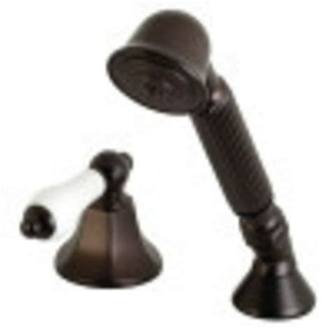 Kingston Brass Ksk4305pltr Deck Mount Hand Shower With Diverter For