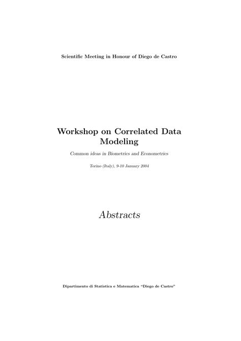 Pdf A Hierarchical Bayesian Model For A Variability Analysis Of Measurements Of Occupational N