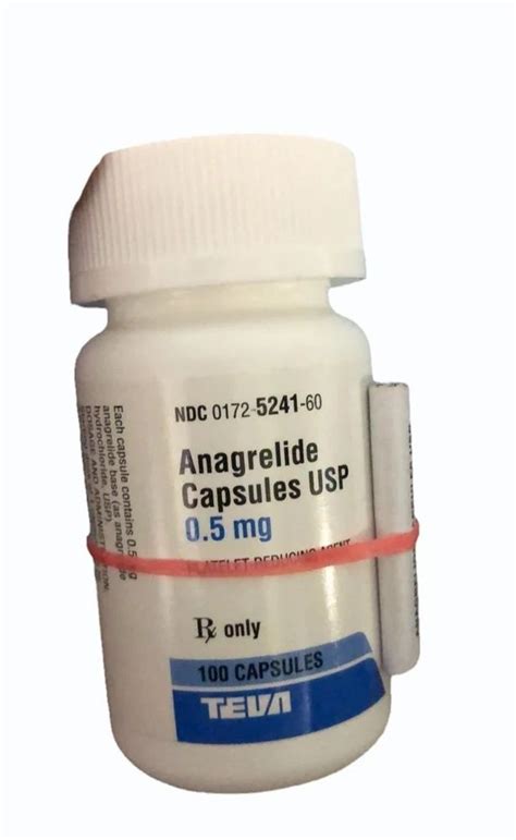 Anagrelide Capsule Agrylin Capsules Latest Price Manufacturers
