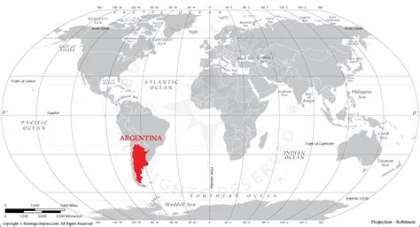Where Is Argentina Located Argentina On World Map