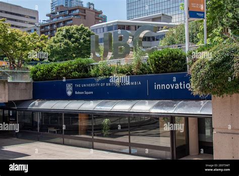 Vancouver Canada June 292020 Ubc Robson Square Is An Extension Of