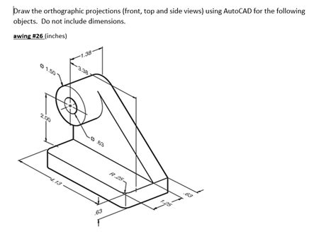 Solved AutoCAD Drawing Assignment Please Send Link To Chegg