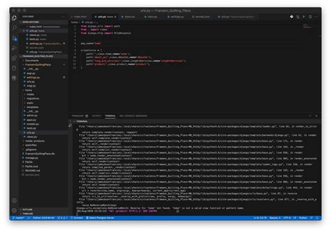 Python X Django Urls Exceptions NoReverseMatch Reverse For Home Not Found Home Is Not