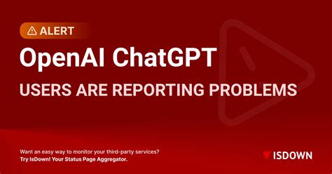 Is OpenAI ChatGPT Down? Check OpenAI ChatGPT status and current outages | IsDown