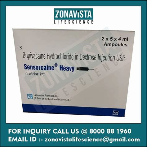 Bupivacaine Hydrochloride Injection At Rs 199 Vial Bupivacaine