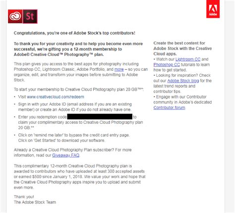 I Cant Activate Redeem Code For Adobe Creative Cl Adobe Product