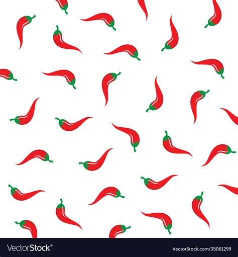 Chili Background Design Royalty Free Vector Image