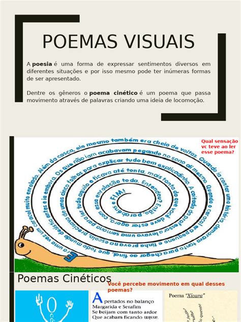 Exemplos De Poemas Visuais Pdf Árvores