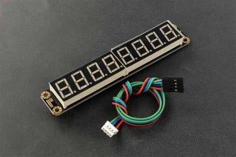 Gravity Digital LED Segment Display Module Green DFRobot DFR G Core Electronics