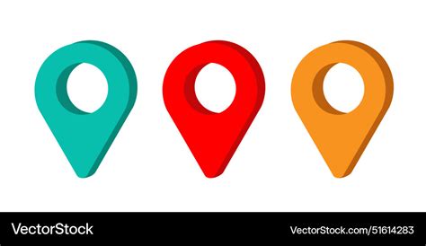 Location Pointer Icon Royalty Free Vector Image