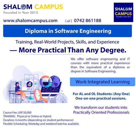 Diploma In Software Engineering Shalom Campus Moratuwa