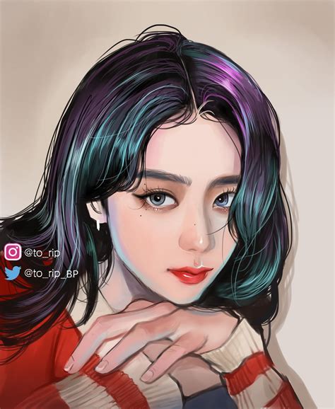 201121 Jisoo Fanart By Torip Blackpink