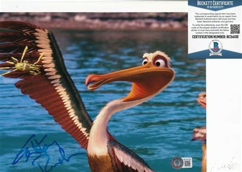 GEOFFREY RUSH Signed FINDING NEMO Movie X Photo BECKETT BAS BC Autographia