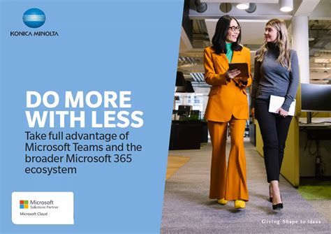 Do More With Less KONICA MINOLTA