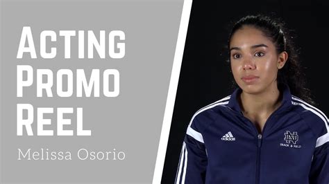 Acting Promo Reel Melissa Osorio Youtube