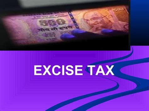 Excise Tax 2024 Practical Computation Basic Concept Of Excise Tax Pptx