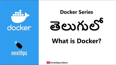 01 what is docker in telugu youtube