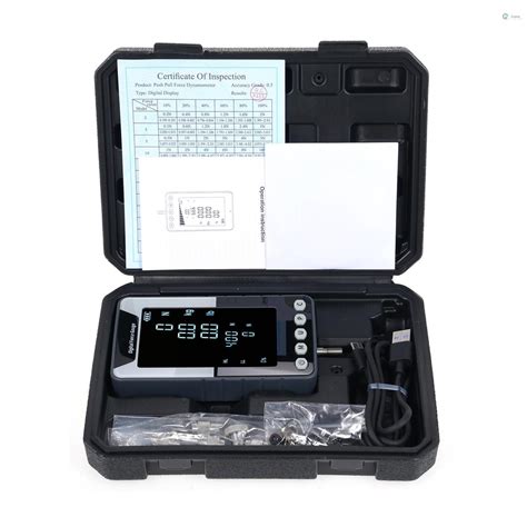 Digital Force Gauge 50n M Push Pull Gauge แบบพกพา Force Meter Dynamometer 3 หน่วย N Lb Kg Auto
