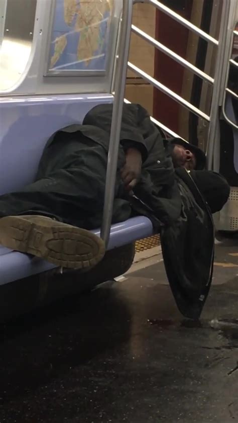 Homeless Pissing In The Subway