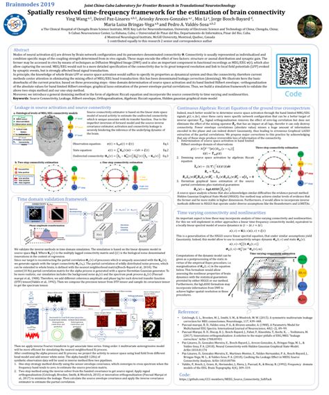 Pdf Spatially Resolved Time Frequency Framework For The Estimation Of