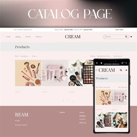 Skincare Shopify Theme Beauty Shopify Theme Cosmetic Shopify Theme