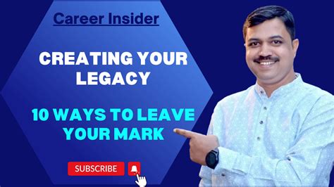 Creating Your Own Legacy