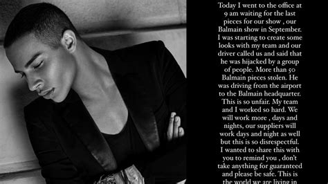 Shock to the fashion industry! Balmain brand was robbed of more than 50 ...
