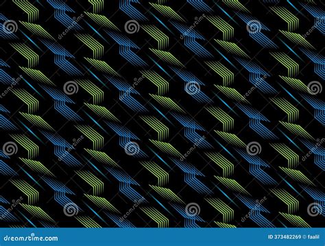 Seamless Degrade Line Zigzag Halftone Chevron Stripe Line Pattern