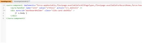 embedding crm analytics dashboard on home page using lightning