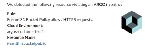 Features • Argos Cloud Security