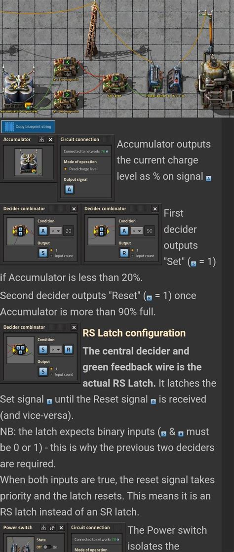 how does the latch work r factorio