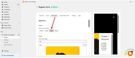Create A Floating Form Myappgurus