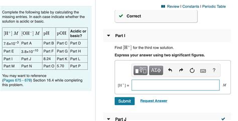 Solved A Review Constants Periodic Table Complete The Chegg
