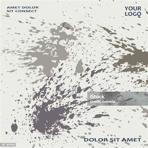 회색 폭발 페인트 튄 예술 커버 프레임 디자인입니다 장식 먼지 얼룩 스프레이 라벤더 질감 배경 유행 창조적인 서식 파일 벡터