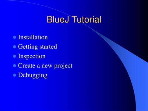 Ppt Bluej An Interactive Ide Powerpoint Presentation Free Download