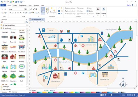 Dibuja mapas de ubicación para decirle a las personas dónde se