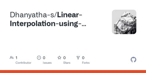 GitHub Dhanyatha S Linear Interpolation Using Javascript