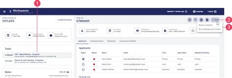 workspaces actions