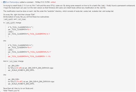 Error Cant Find Main Class Scalatoolsnscmaingenericrunner When