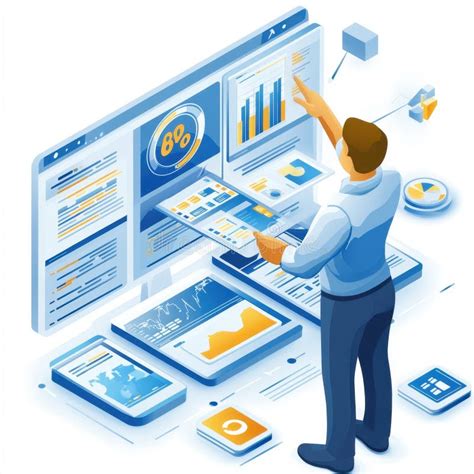 Predictive Fraud Analytics A Professional Man Analyzing Computer Graphs And Data Visualizations