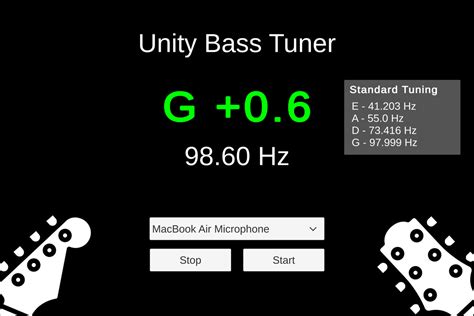 Guitar Tuner Frequency And Volume Detection