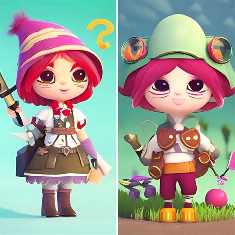 Premium Ai Image Cute And Charming Game Characters Ai Genereted