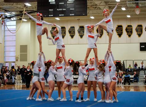 Crystal Lake Central Cheerleading Jv Cheerleaders And Jv Dance Team