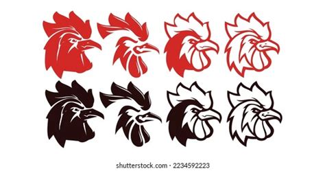Cock Logo Vector Icon Symbol Template Stock Vector Royalty Free