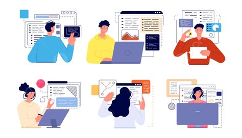 coding programming programmer vector art png people programming