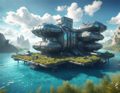 A Floating Gaia Friendly Research Outpost Using Clean Energy And