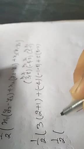 Find The Area Of The Triangle Whose Vertices Are 3 8 −4 2 And 5 −1